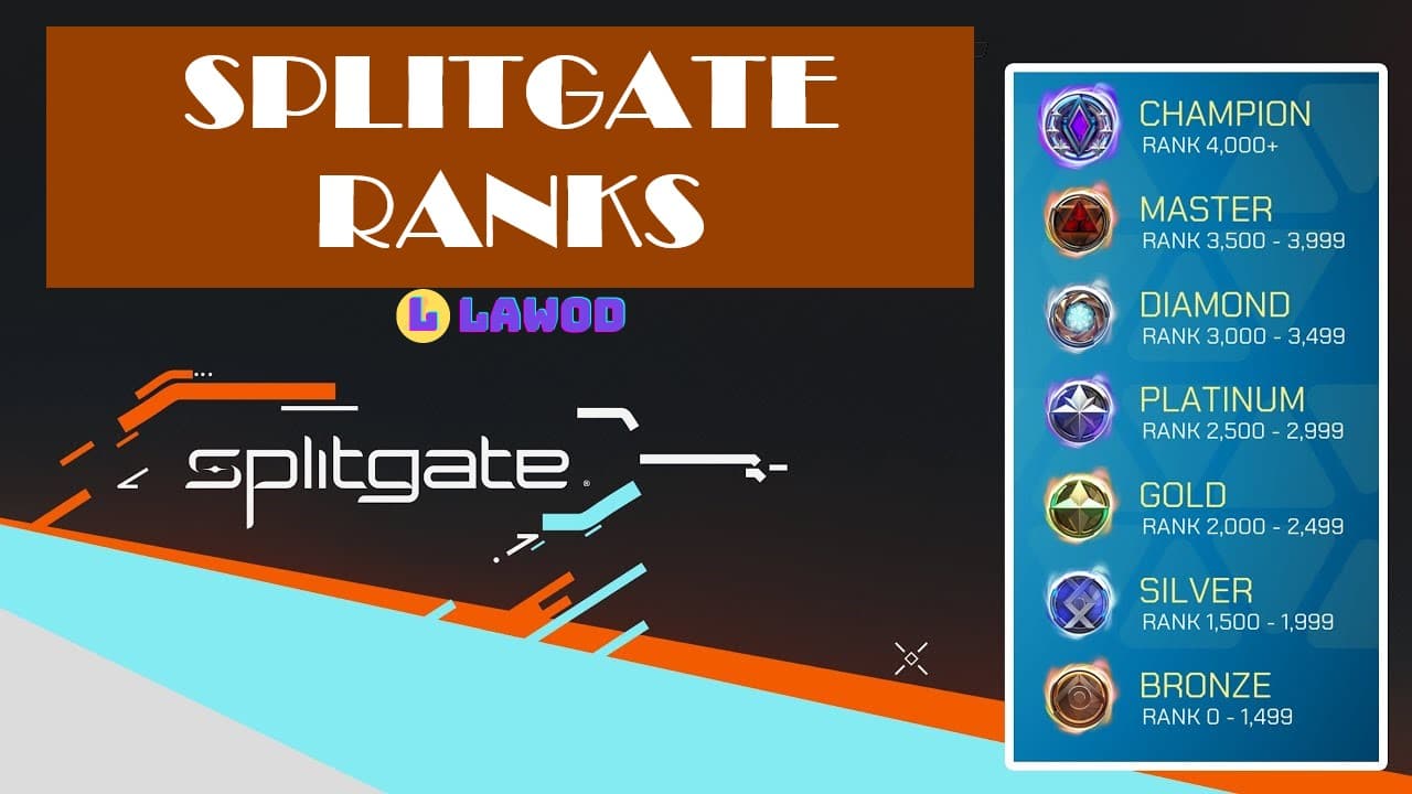 What Are Splitgate Ranks? - Lawod