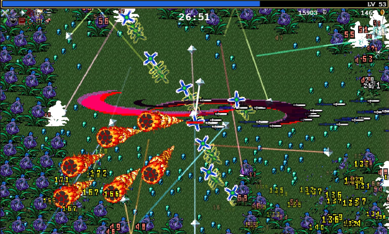 Vampire Survivors Evolution Chart - Lawod