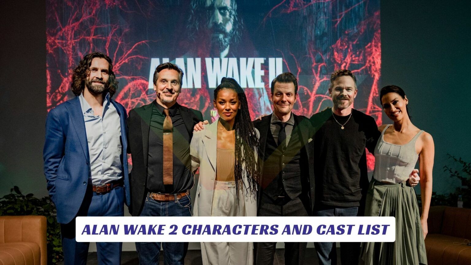Alan Wake 2 Characters And Cast List - Lawod
