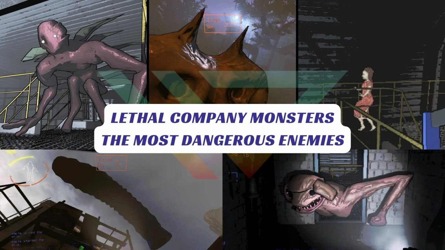 Lethal Company Monsters - The Most Dangerous Enemies - Lawod