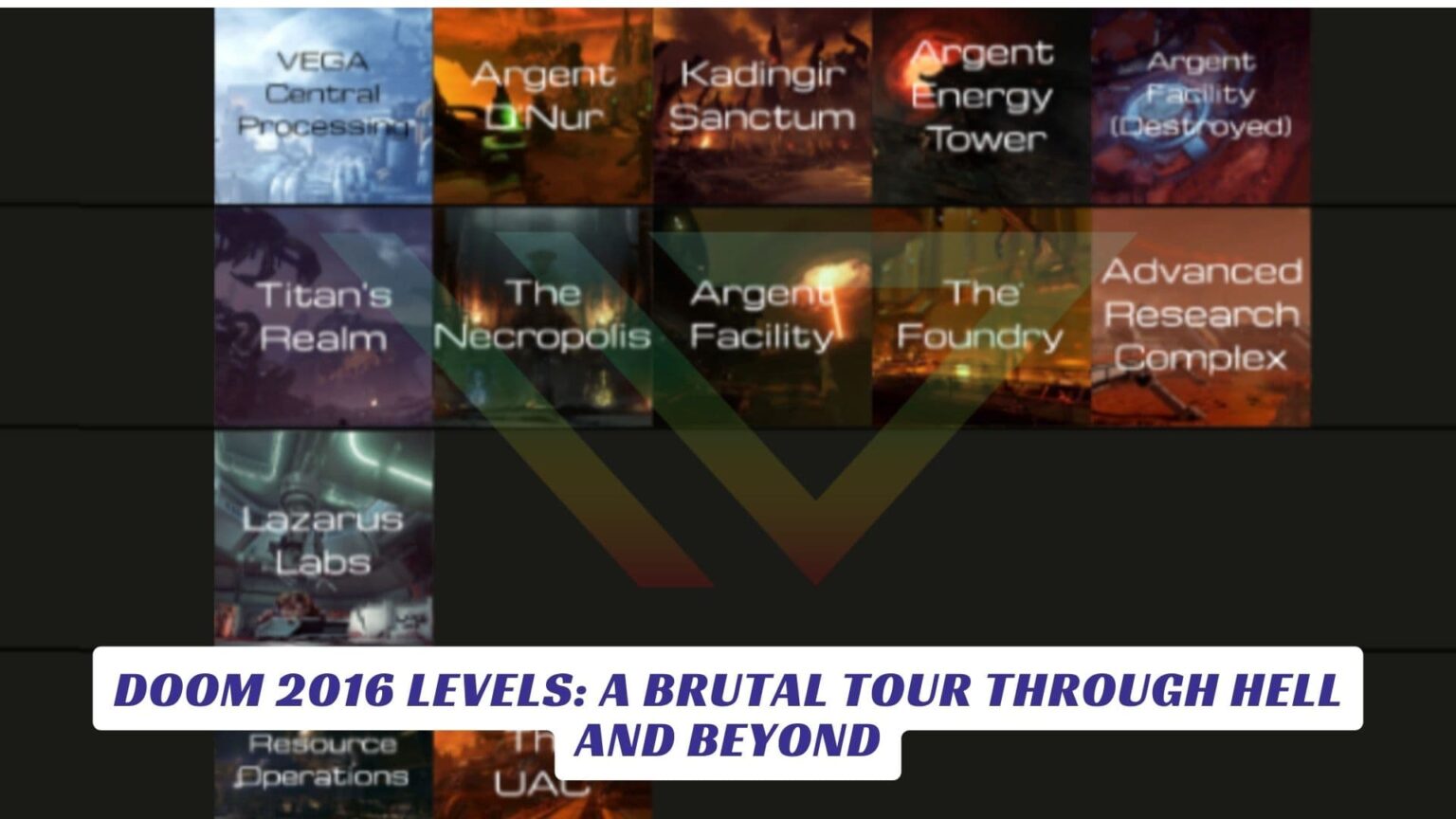 Doom 2016 Levels: A Brutal Tour Through Hell And Beyond - Lawod