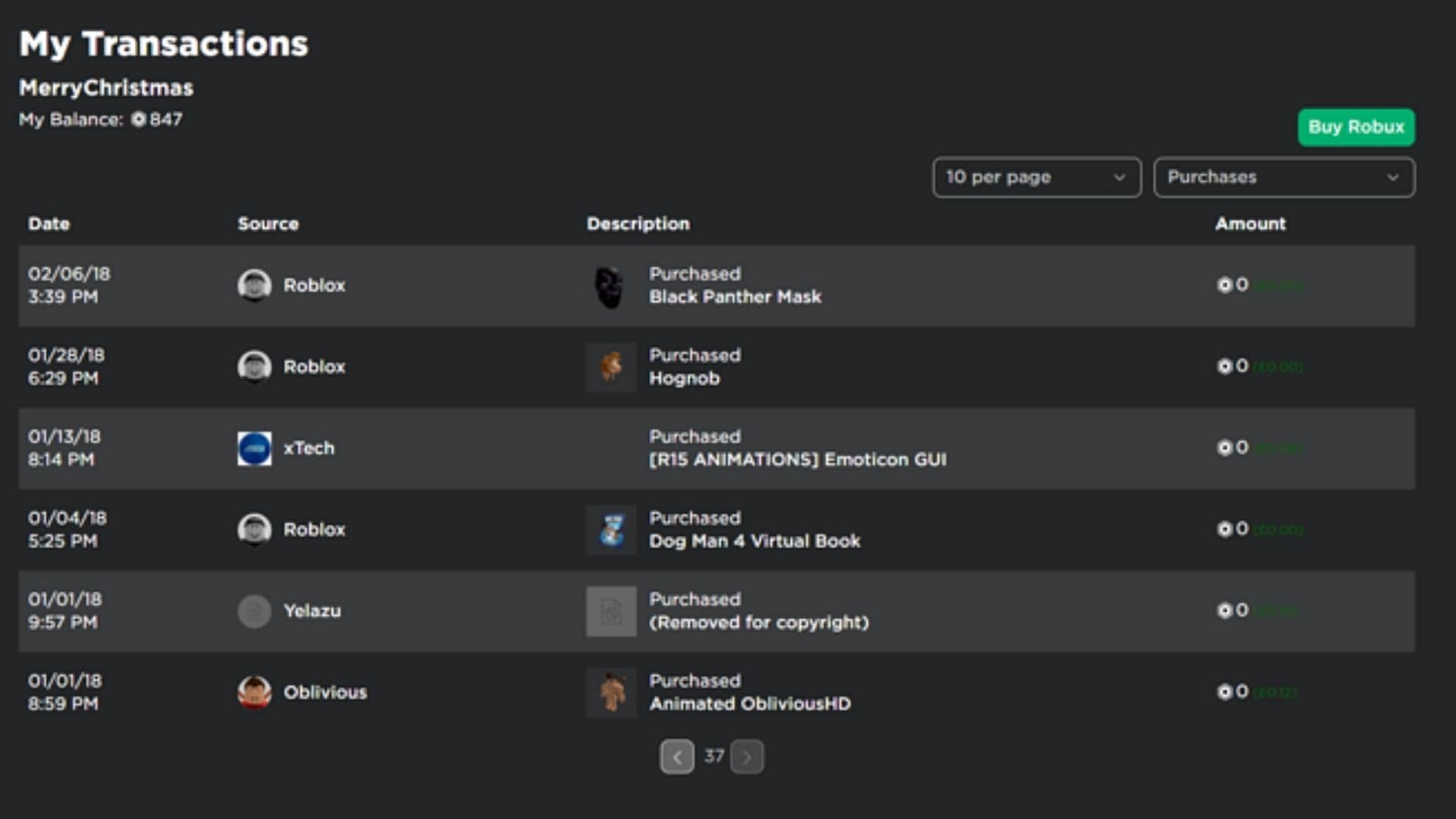 Robux Transaction History – How To Track Your Spending In Roblox? - Lawod