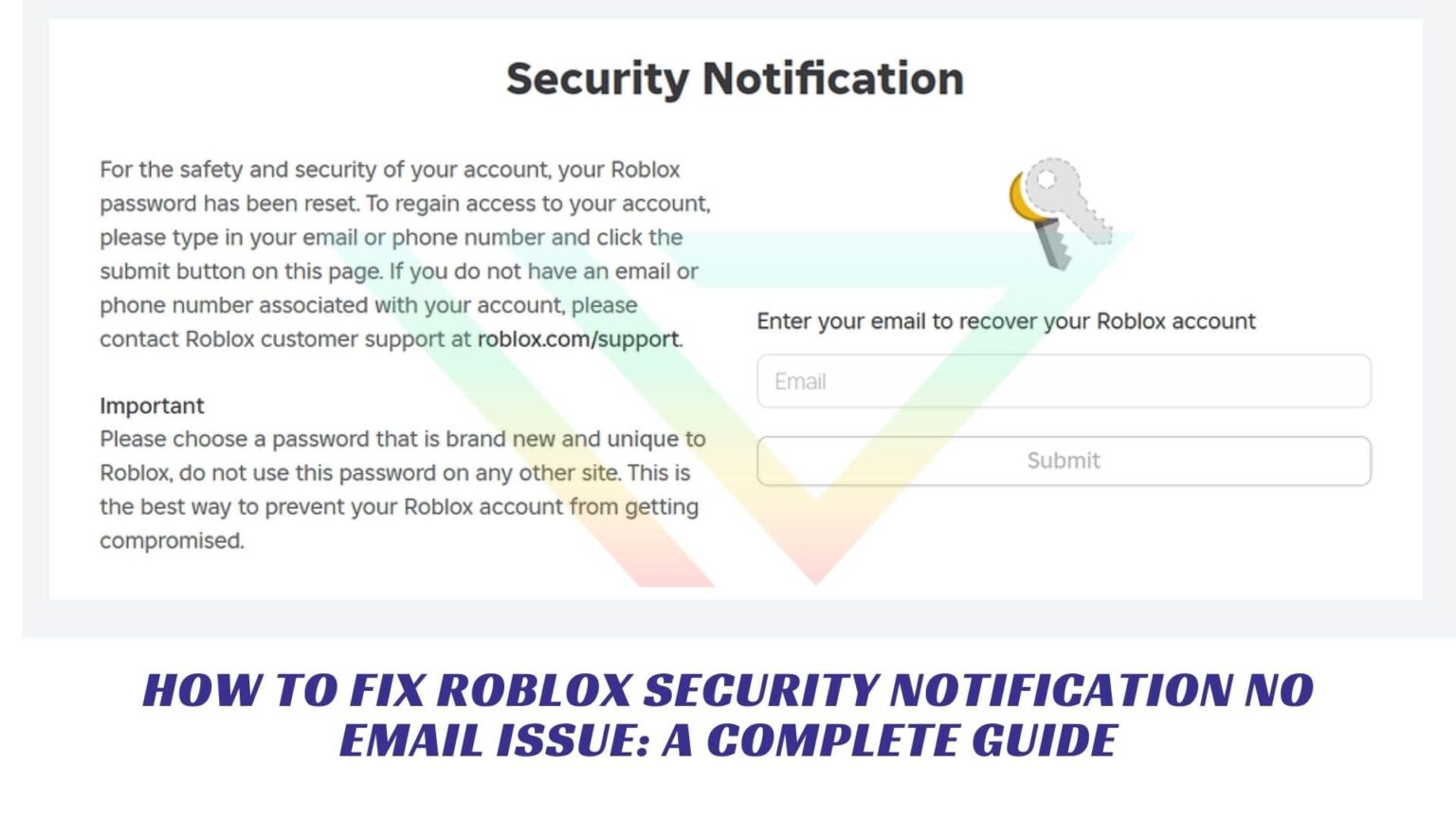 How To Fix Roblox Security Notification No Email Issue: A Complete ...