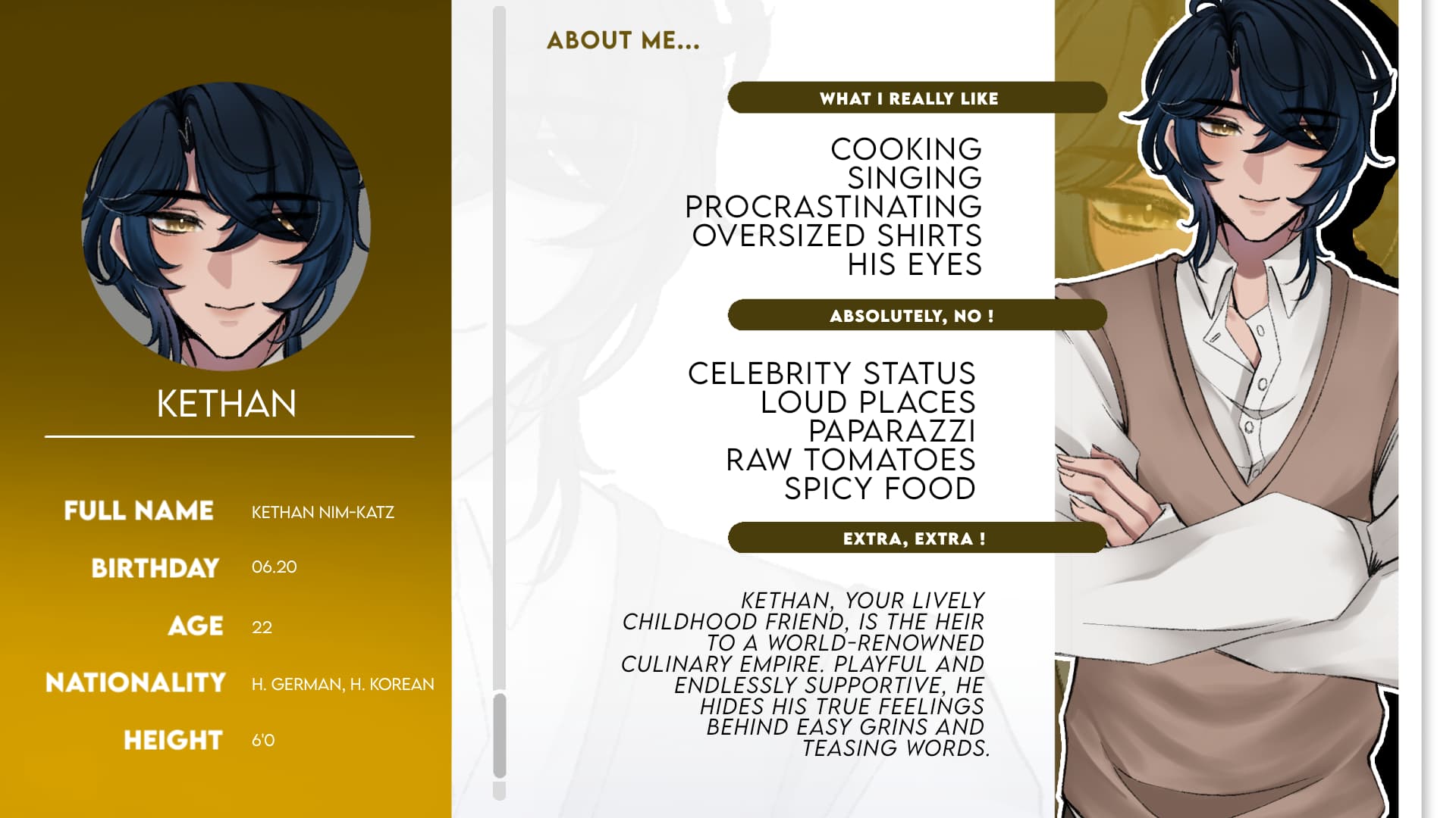 Backstage Infatuation Characters - Lawod