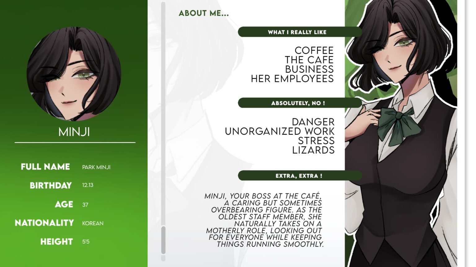 Backstage Infatuation Characters - Lawod