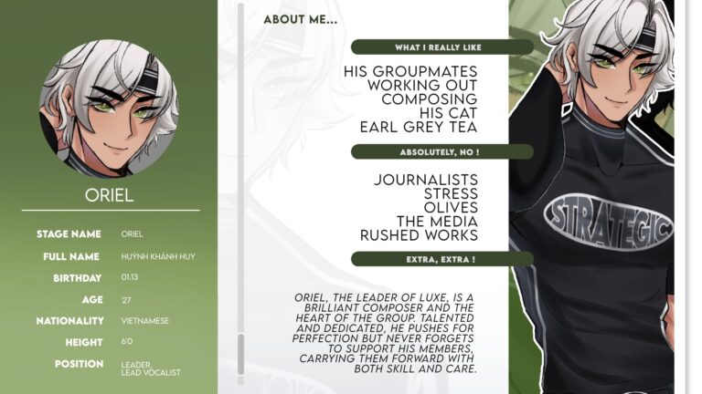 Backstage Infatuation Characters - Lawod