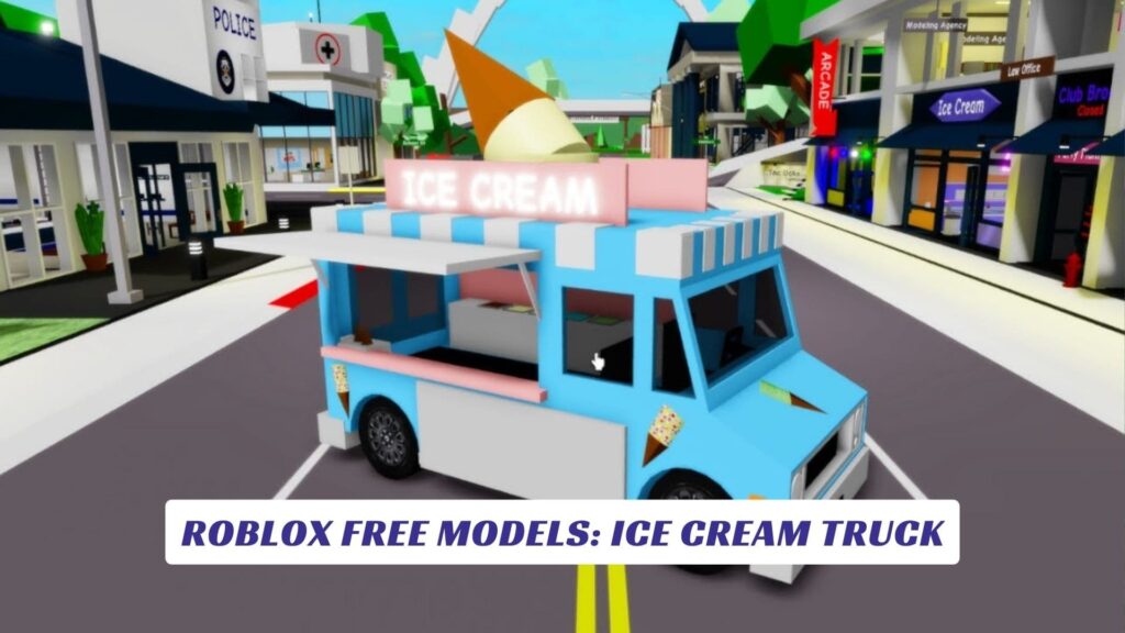 Roblox Free Models: Ice Cream Truck - Lawod