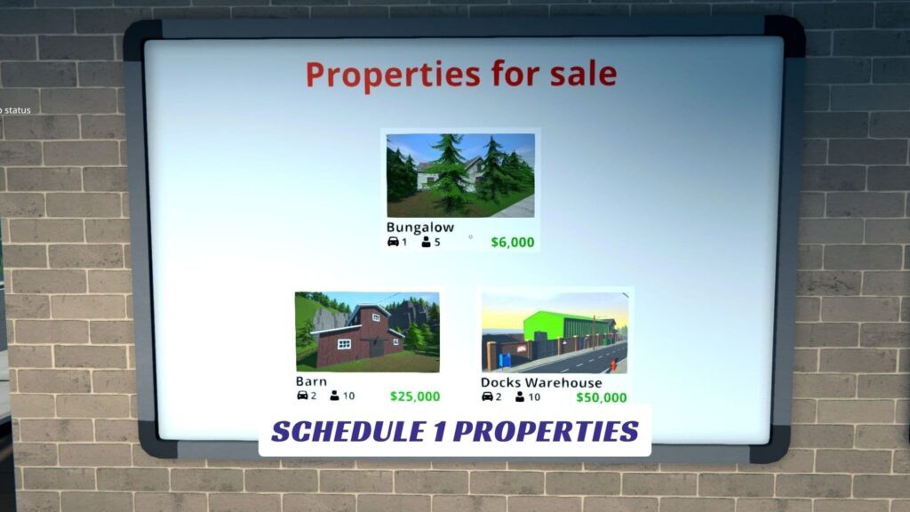Schedule 1 Properties - Lawod